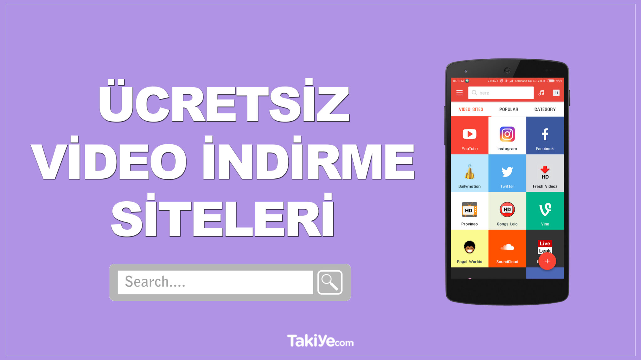Ücretsiz Video İndirme Siteleri - Güncel 2025 - Takiye.com
